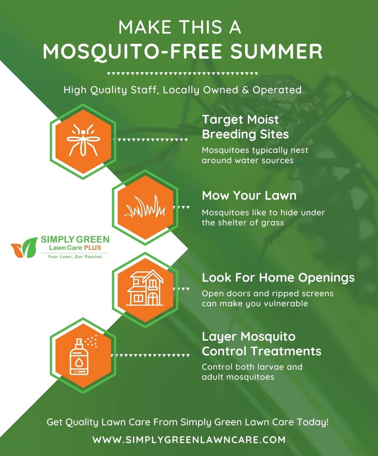 How to Get Rid of Mosquitoes | Simply Green Lawn Care